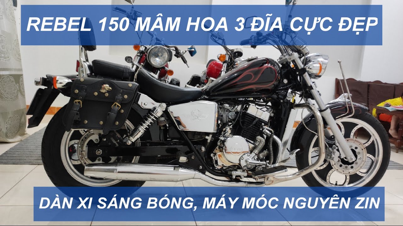REBEL 150 KÉT NƯỚC MÂM HOA 3 ĐĨA CỰC ĐẸP. BAO RÚT GỐC. HẢO MOTOR ...