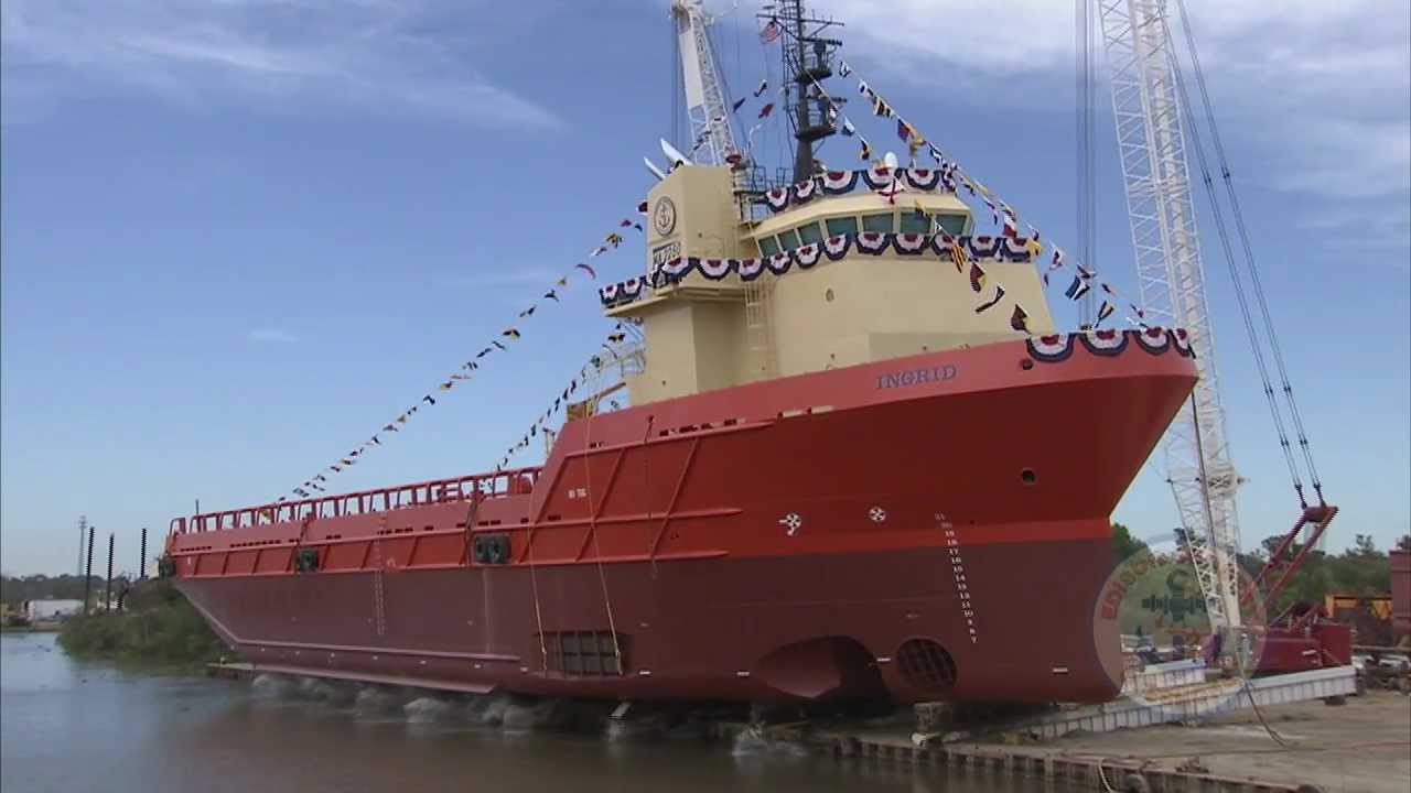 Hull 261 - M/V Ingrid Launch - NAF - YouTube
