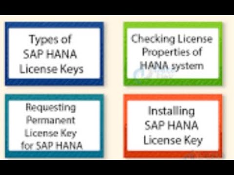 SAP HANA 2.0 - HANA LICENSING and HANA STUDIO (CATALOG,PROVISIONING ...
