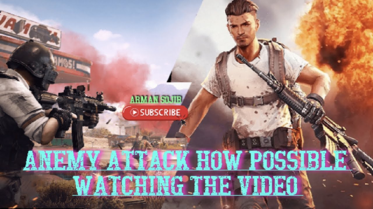 How to possible pubg game!!enemy attack !! Group Attack with 2 country ...