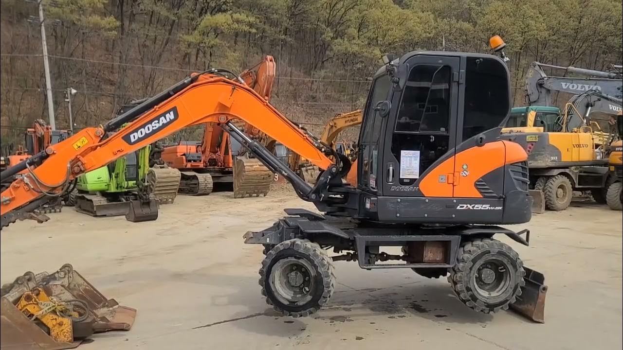 두산 DX55W-5K 2020년식, 코끼리집게, 풀세트(브레카, 대바가지, 쪽바가지) 6,350만원 (판매완료) - YouTube