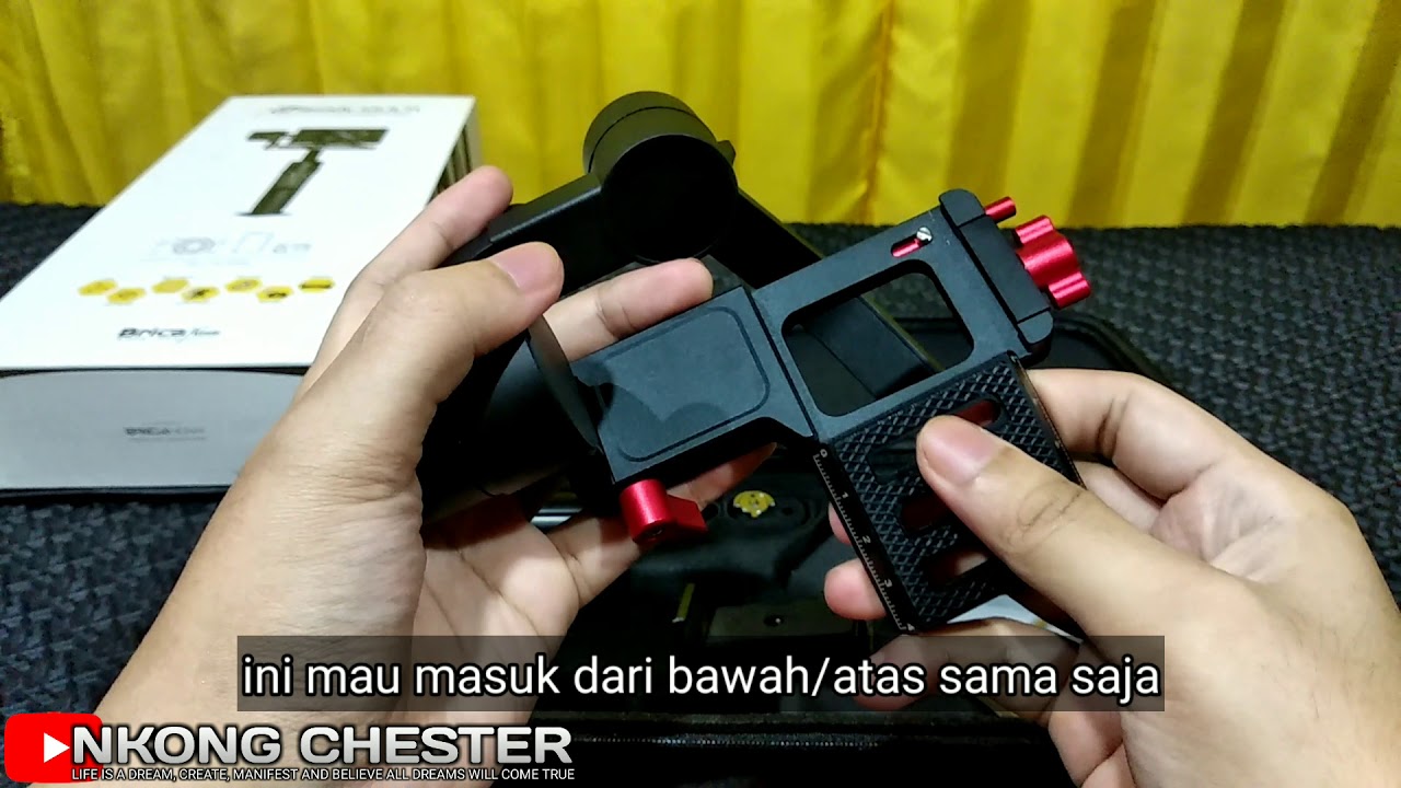 cara menggunakan gimbal Brica B-Steady Multi - YouTube