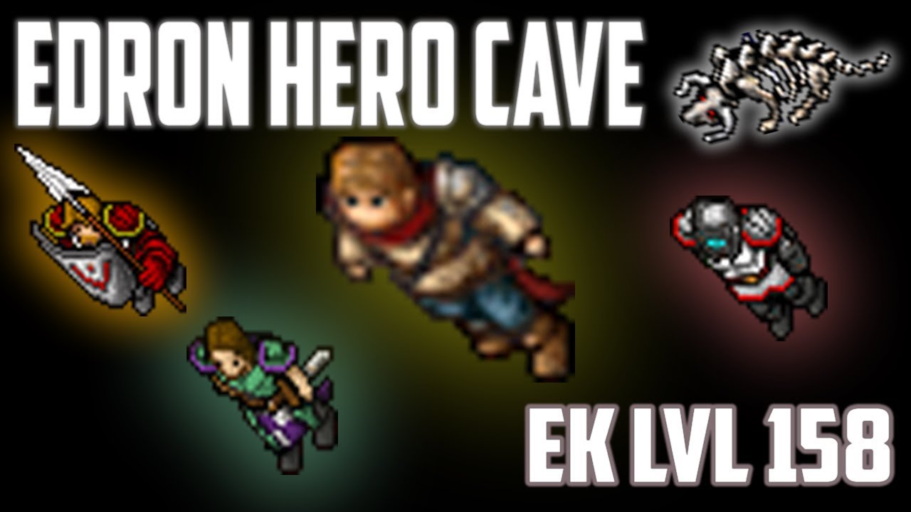EK 158 EDRON HERO CAVE - 1.96KK/H - Best EXP for KNIGHTS - YouTube