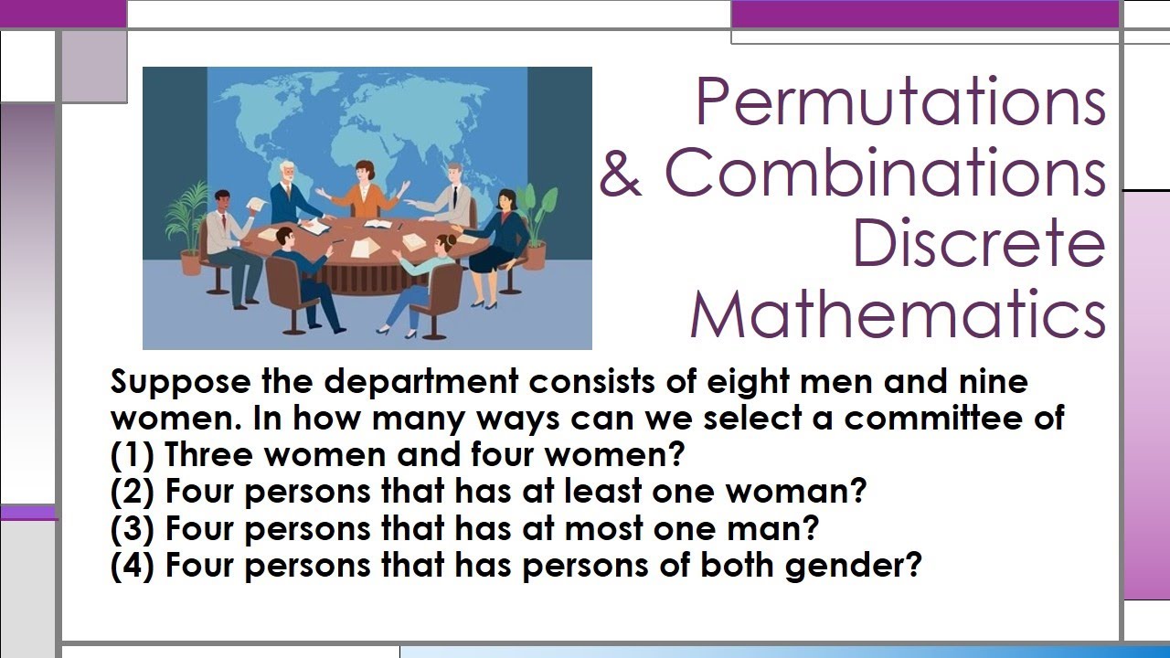 Permutation And Combinationcombinatoricsdiscrete Mathematics Youtube