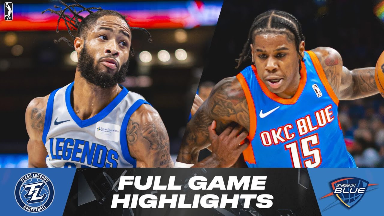 Texas Legends vs. Oklahoma City Blue - Game Highlights - YouTube