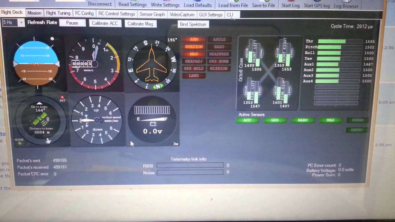 HK Multiwii pro GUI - YouTube