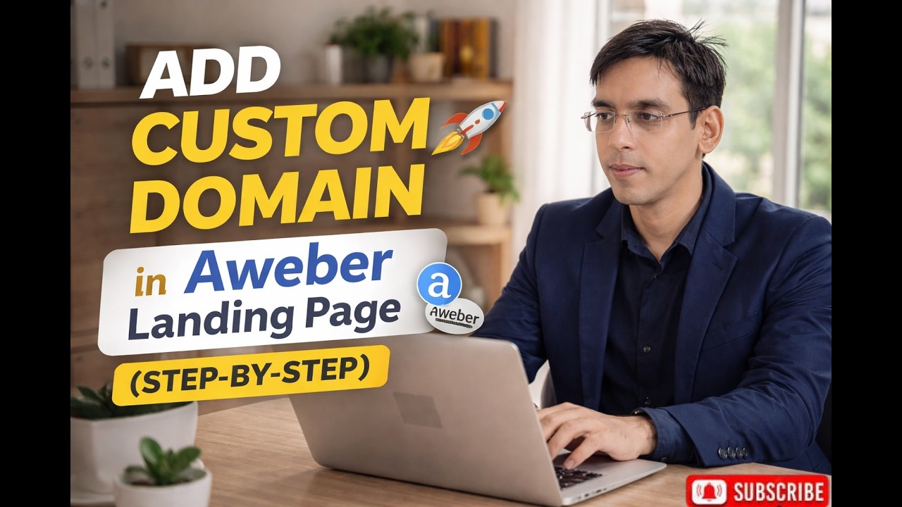 How to Add Custom Domain in Aweber Landing Page?? - YouTube