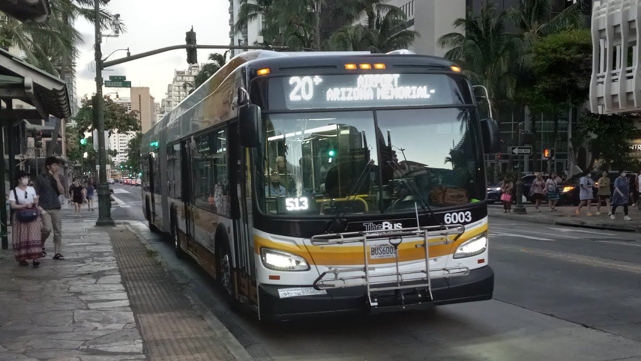 TheBus Honolulu (HI) Route 20 Airport - Pearlridge Bus 6003 [2022 New ...