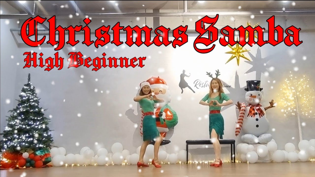 Christmas Samba Line Dance / High Beginner / 거울모드 / RESTART(리스타트) - YouTube