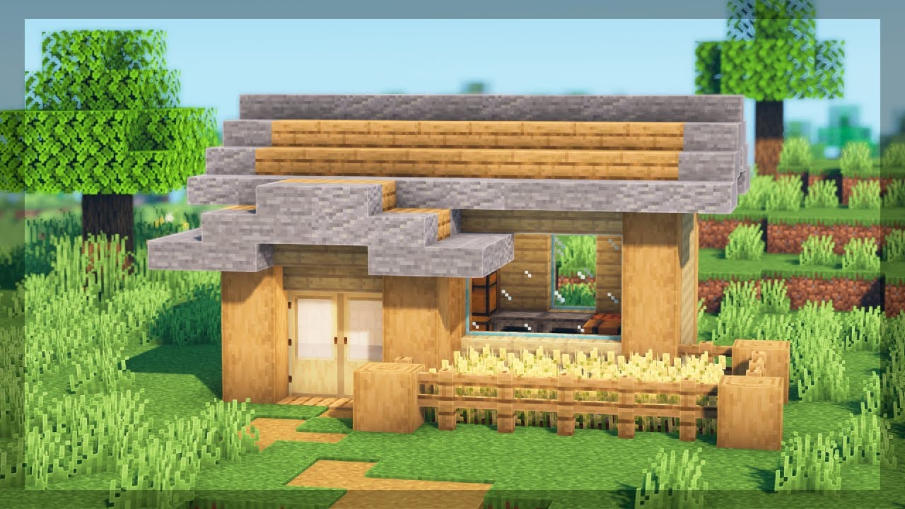 CASA INICIAL SIMPLES NO MINECRAFT - TUTORIAL - YouTube