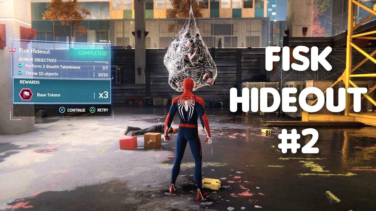 SpiderMan Remastered PS5 | Fisk Hideout 2 | Gameplay Walkthrough 4K 60 ...
