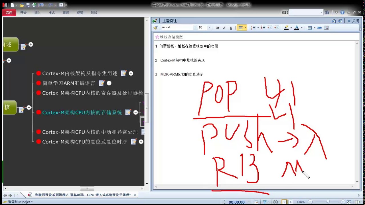 零基础玩转cortex M系列cpu 18 Cortex M架构cpu内核的存储系统 Youtube