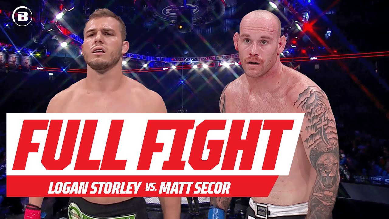 Full Fight | Logan Storley vs Matt Secor | Bellator 186 - YouTube
