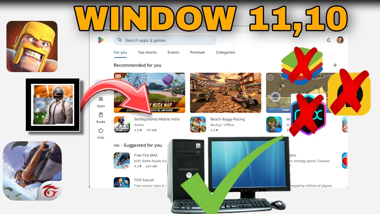 How to install Play Store in windows 10 and 11 | Windows subsystem ...