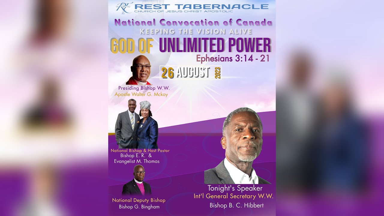 CJC National Convocation (Canada) - Saturday Night Service - August 26 ...