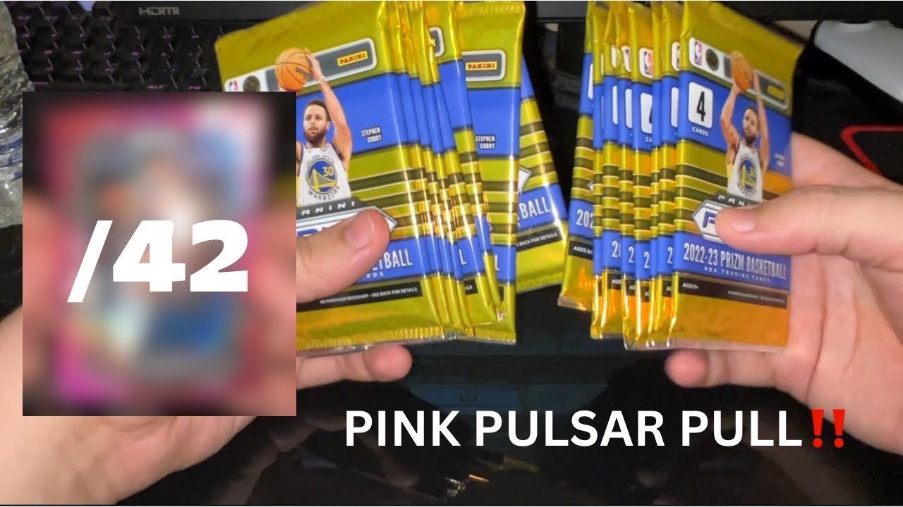 2 YEARS LATER! Pink Pulsar /42 pulled! 2022-23 NBA Prizm Pack opening ...