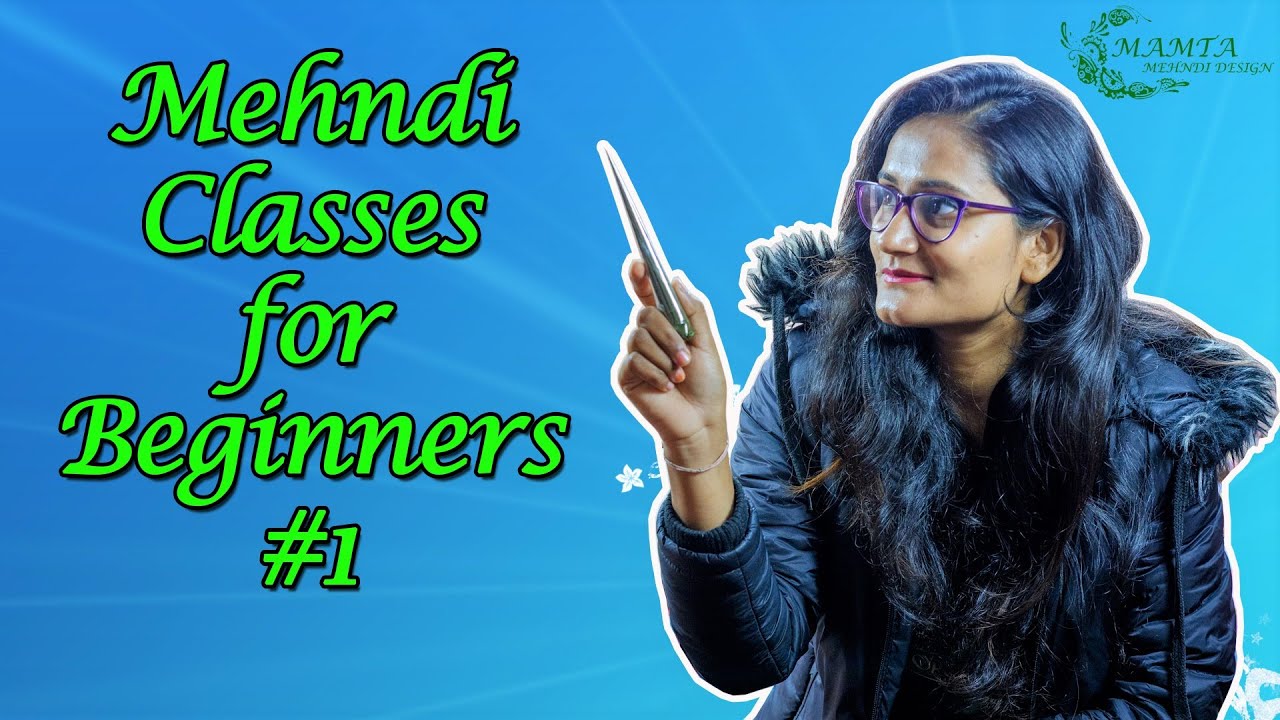 Mehndi Design Classes for Beginners #1 | Basic Flower Designs Tutorial ...