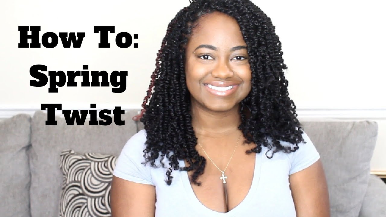 Spring Twist Hair Tutorial - YouTube