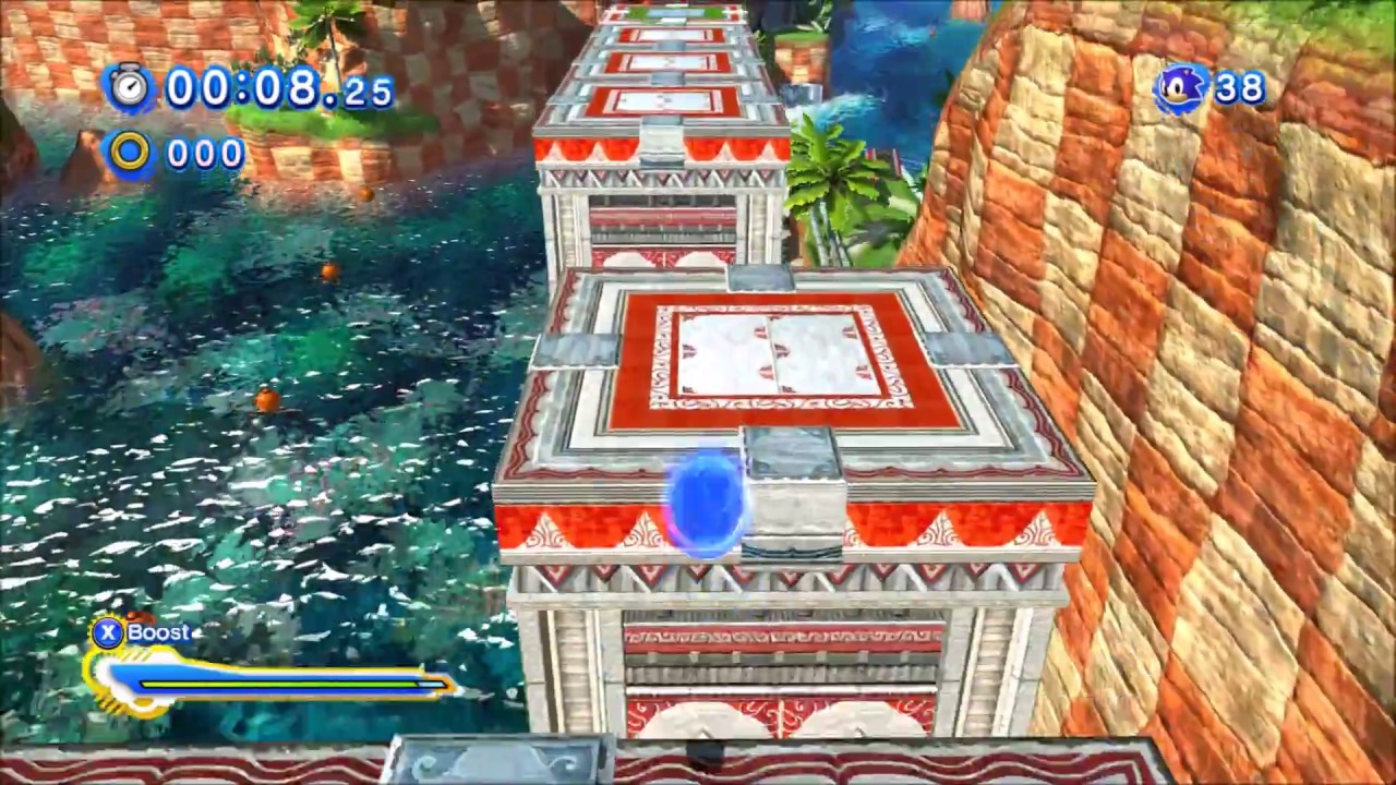 Sonic Beach High Speed Gameplay PC 1080p 60 FPS SuperSonic Super Flight ...