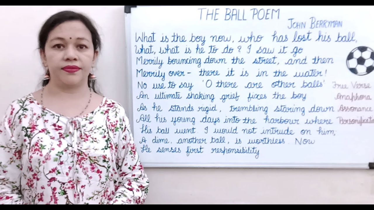 The Ball Poem by John Berryman - YouTube