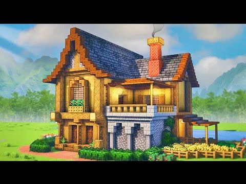 Minecraft Medieval House Tutorial | Easy Survival Base Tutorial. - YouTube