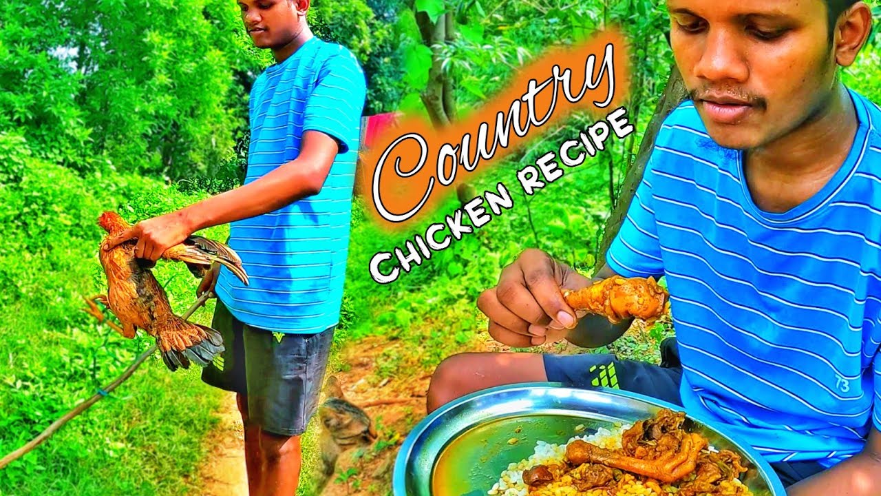 COUNTRY CHICKEN | Chicken Curry Cooking and eating show | Chicken ...