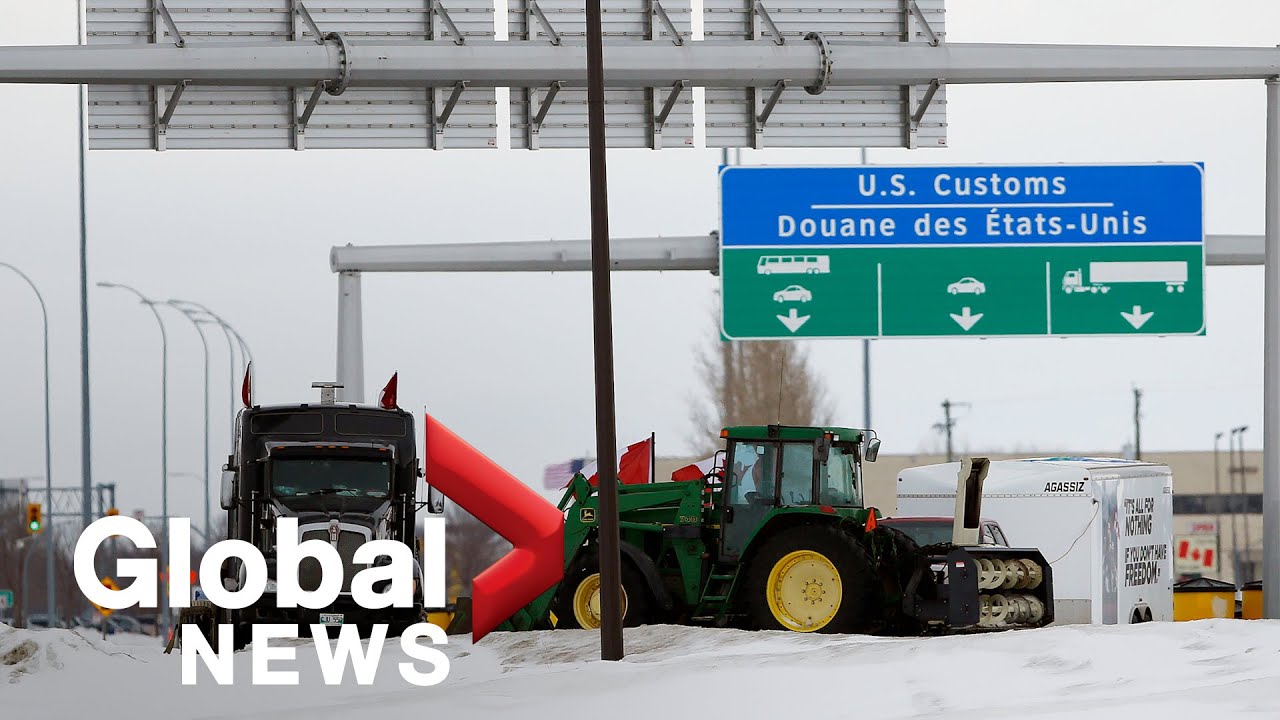 Trucker protests: Manitoba RCMP negotiates peaceful end to Emerson ...