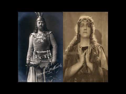 Heinrich Knote and Berta Morena sing Lohengrin duets (Munich 1909 ...