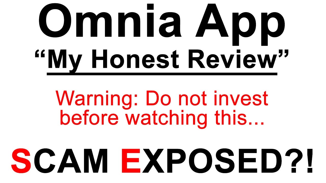 Omnia App Review - Is The Omnia App Another Dirty Scam? Find Out The Truth In My Honest Review ...