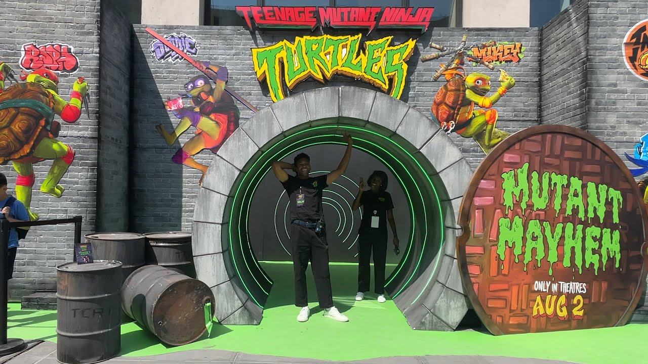 Teenage Mutant Ninja Turtles Mutant Mayhem Experience NYC (Full ...