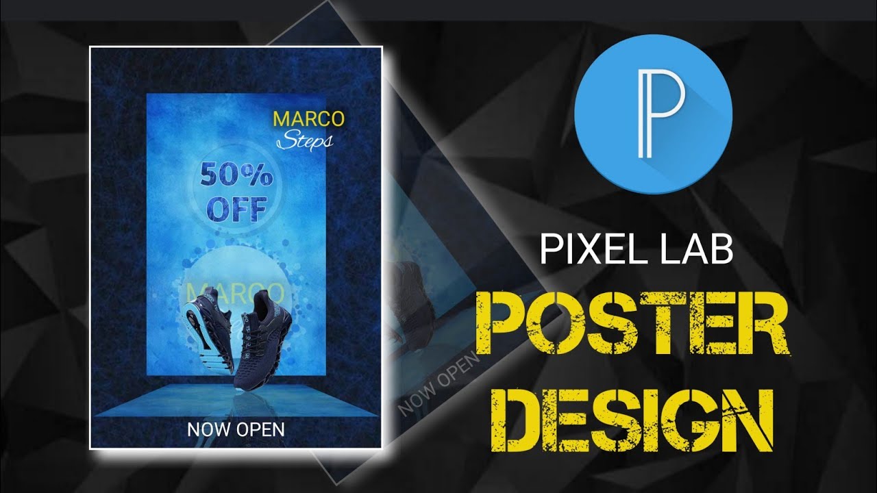 poster design,pixel lab poster design in mobile phone step by step ...