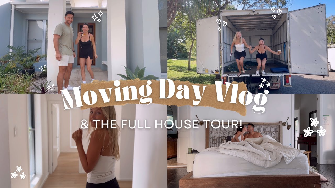Moving Day Vlog & House Tour in Byron Bay! - YouTube