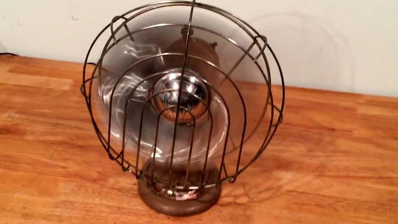 Dominion 10" Antique Electric Desk Fan - YouTube