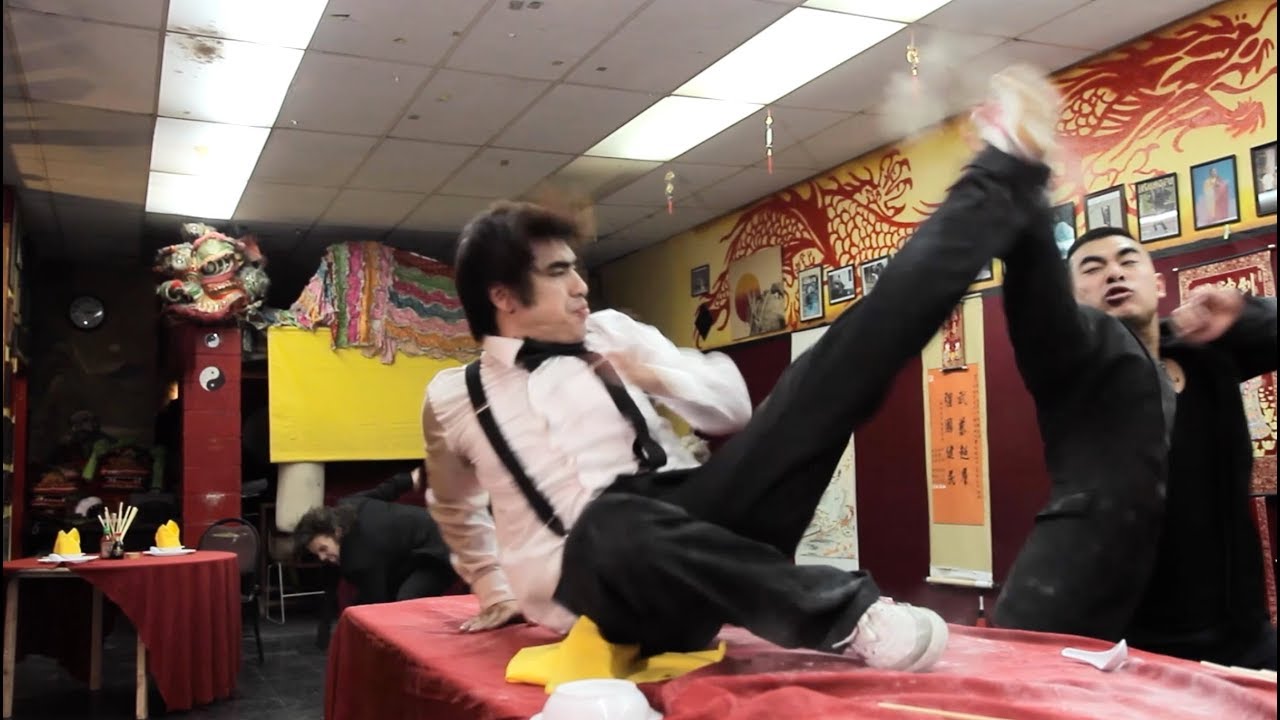JACKIE CHAN STYLE FIGHT SCENE - FIGHT IN RESTAURANT (SUPREME ART OF WAR ...