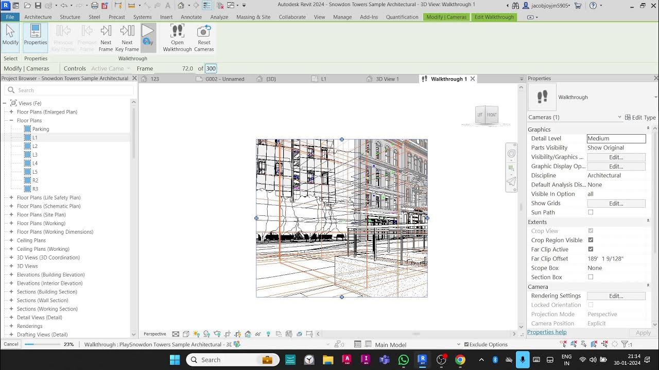 Create Views in Revit - Plan, Section, Elevation, Camera View, Walkthrough - YouTube