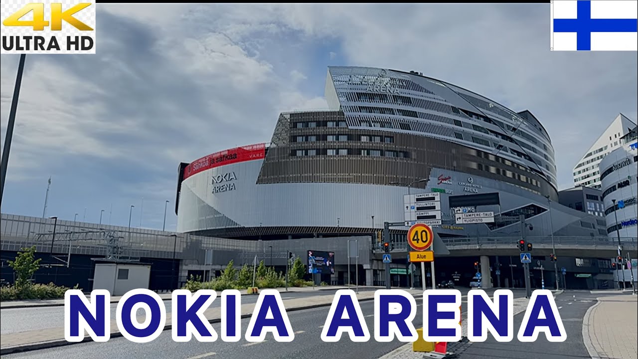 NOKIA ARENA 4K TAMPERE CITY SUMMER WALKING TOUR. AUGUST 2024 #finland # ...