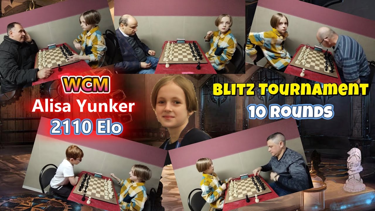 WCM Yunker, Alisa (2110) - Blitz Tournament 10 Rounds - YouTube