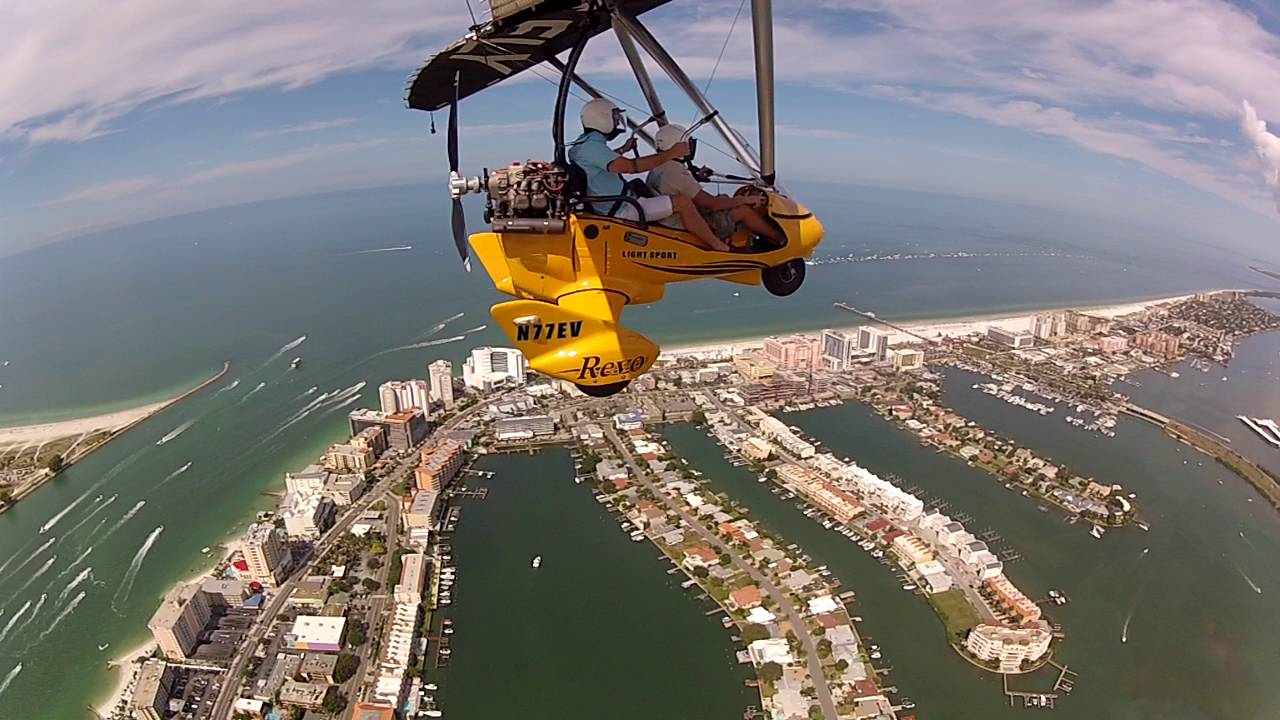 Revo Light Sport Ultralight Birthday Flight - YouTube