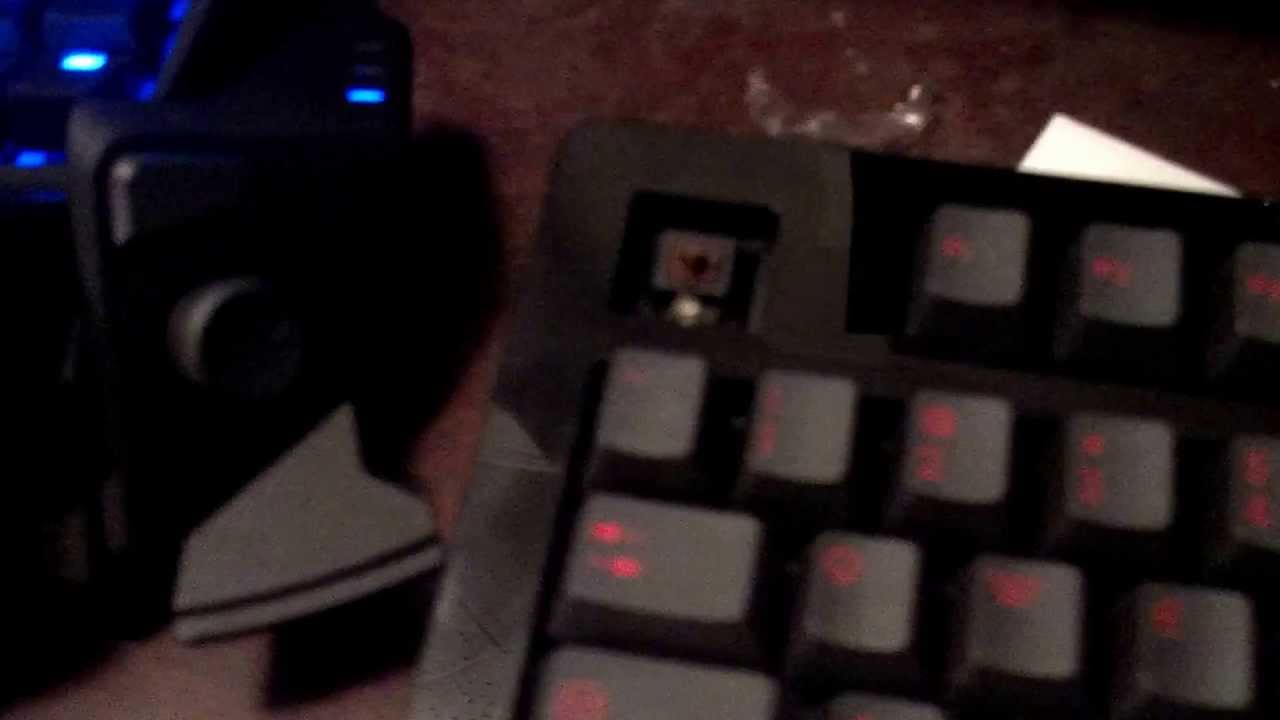 LED under ESC key on Das keyboard - YouTube