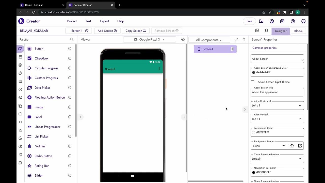 KODULAR : BUAT APLIKASI ANDROID TANPA KODING - YouTube