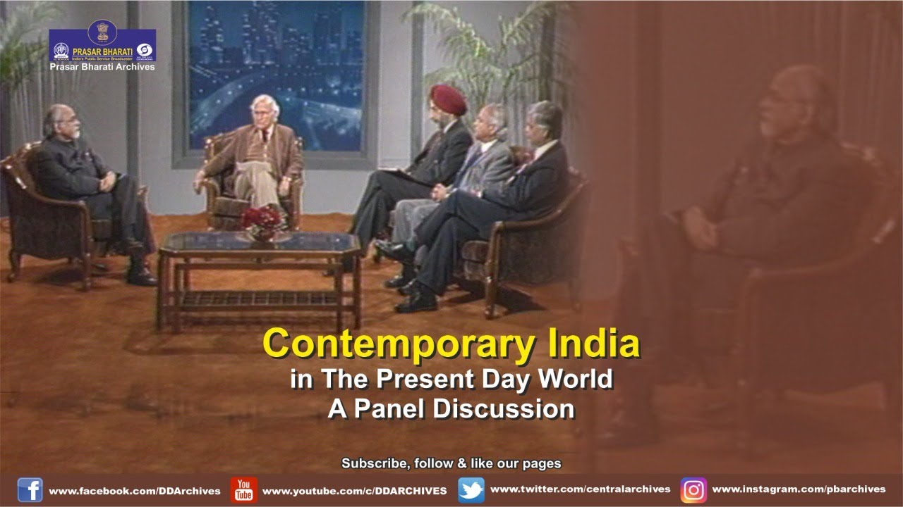 Contemporary India In The Present Day World | Panel Discussion - YouTube