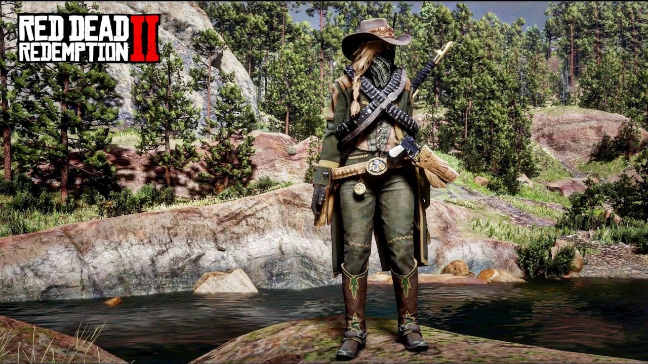 Red Dead Online | Female outfit | Bonito atuendo femenino ️ - YouTube
