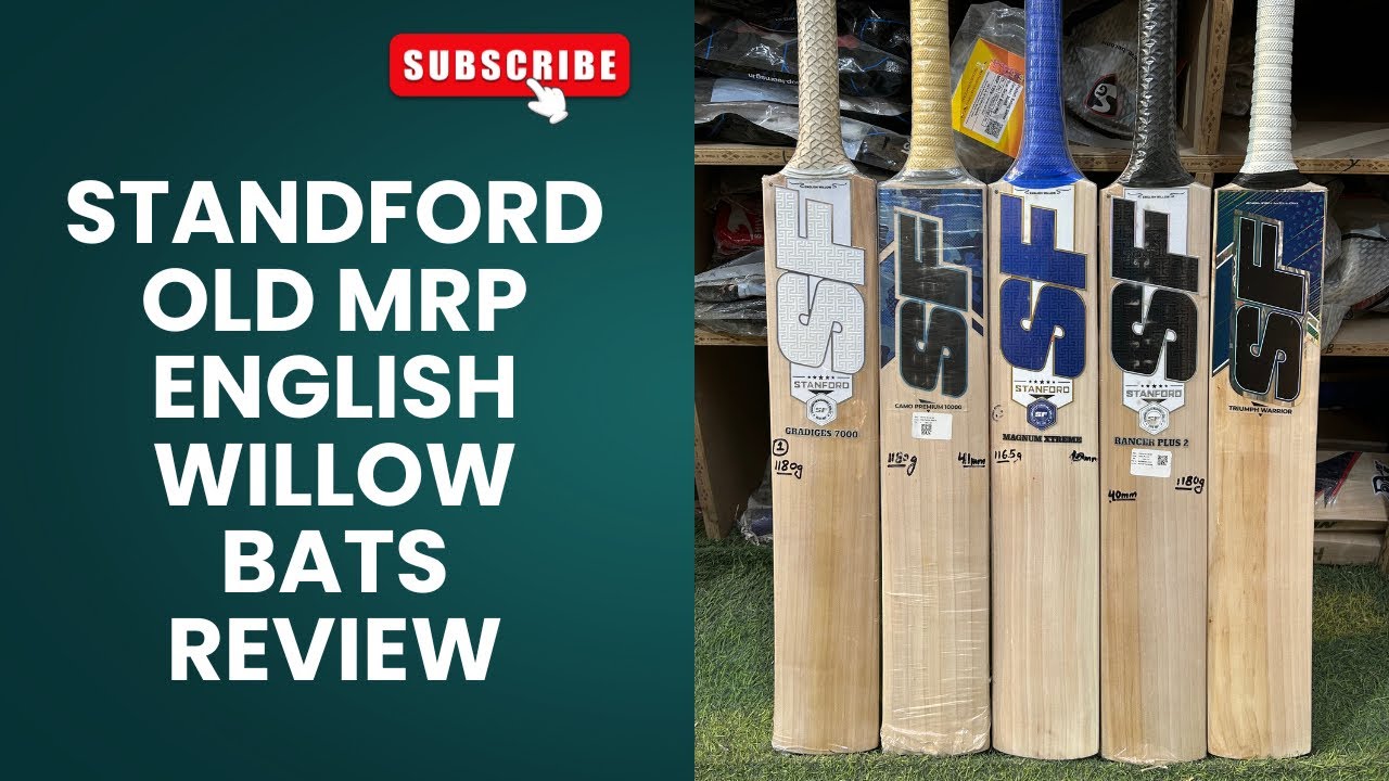 Standford Old Mrp English Willow Bats Review | Ai Sports Delhi ...