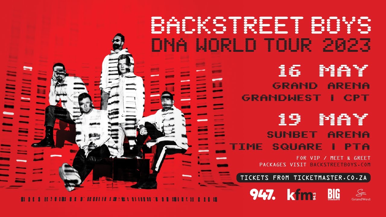 Backstreet Boys announce SA tour dates! - YouTube