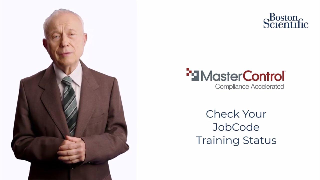 MasterControl - Viewing Your Training Status - YouTube