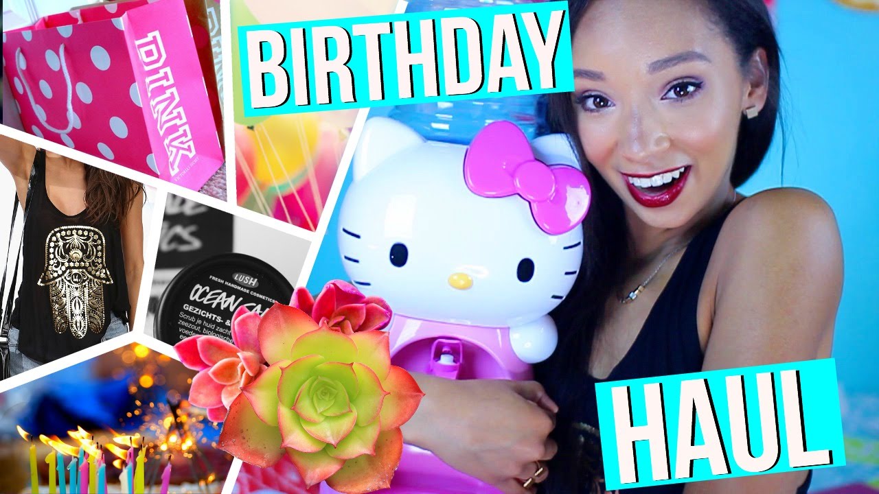Birthday Haul! - YouTube
