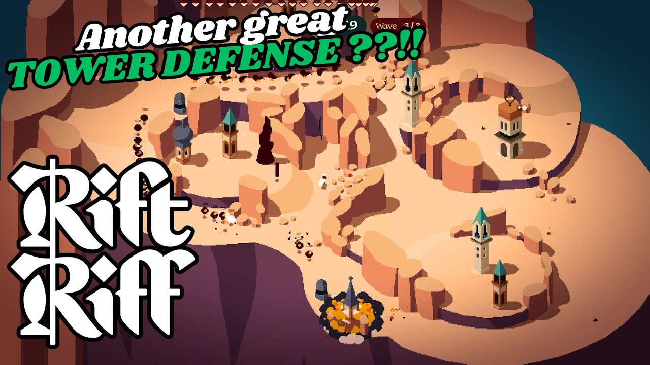 A NEW Tower Defense that takes minimalist to the next level!! | Rift ...