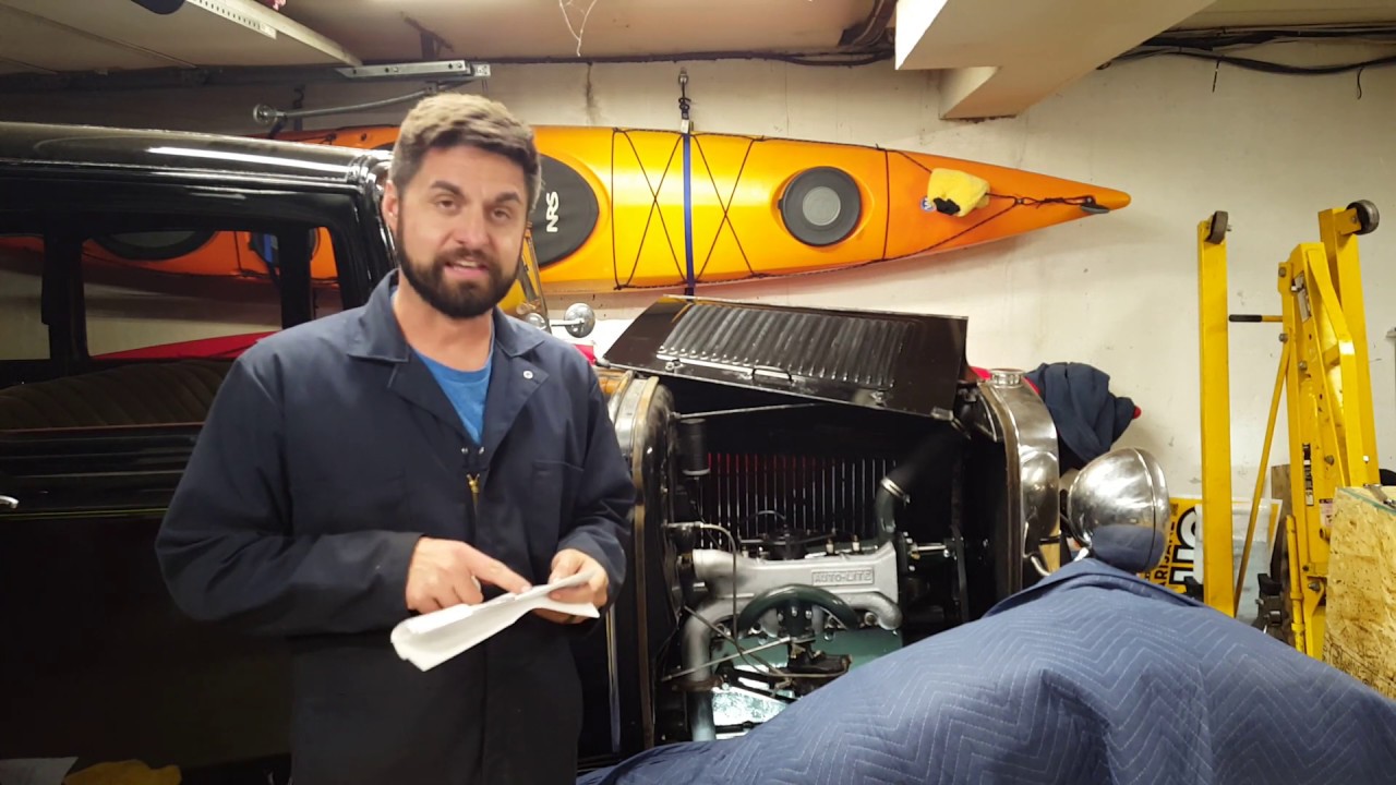 Rebuilt Ford Model A engine and transmission from Schwalm's Babbitted ...