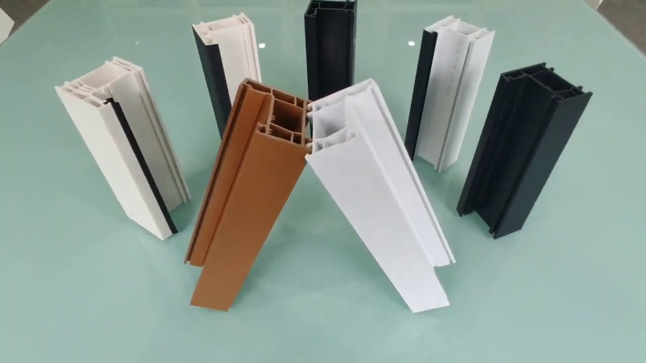 different type of upvc profile sample - YouTube