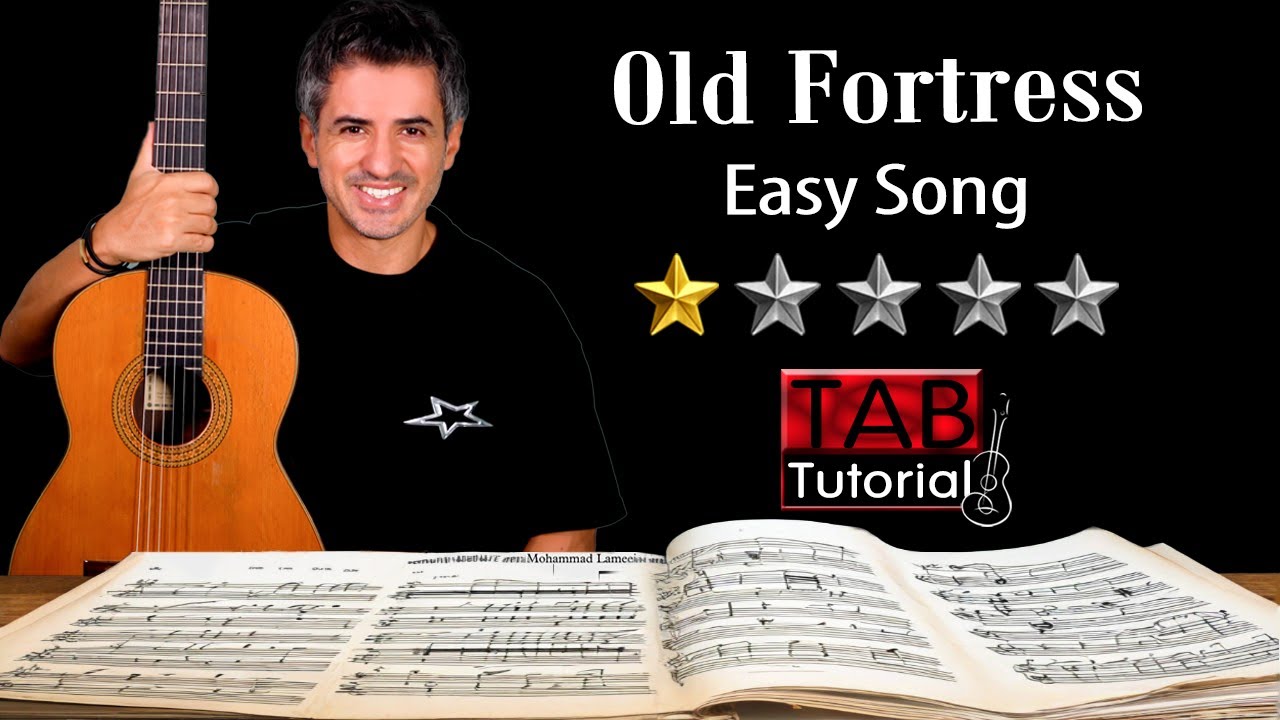 Old Fortress | Fingerstyle Guitar Tutorial + Sheet & Tab - YouTube